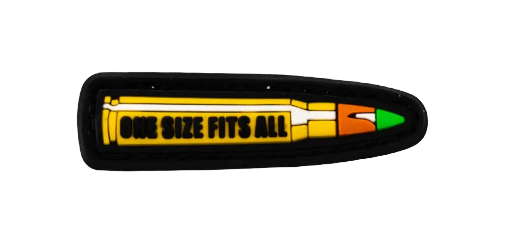 One size fits all Bullet - Patch – Tactical Stubby Coolers