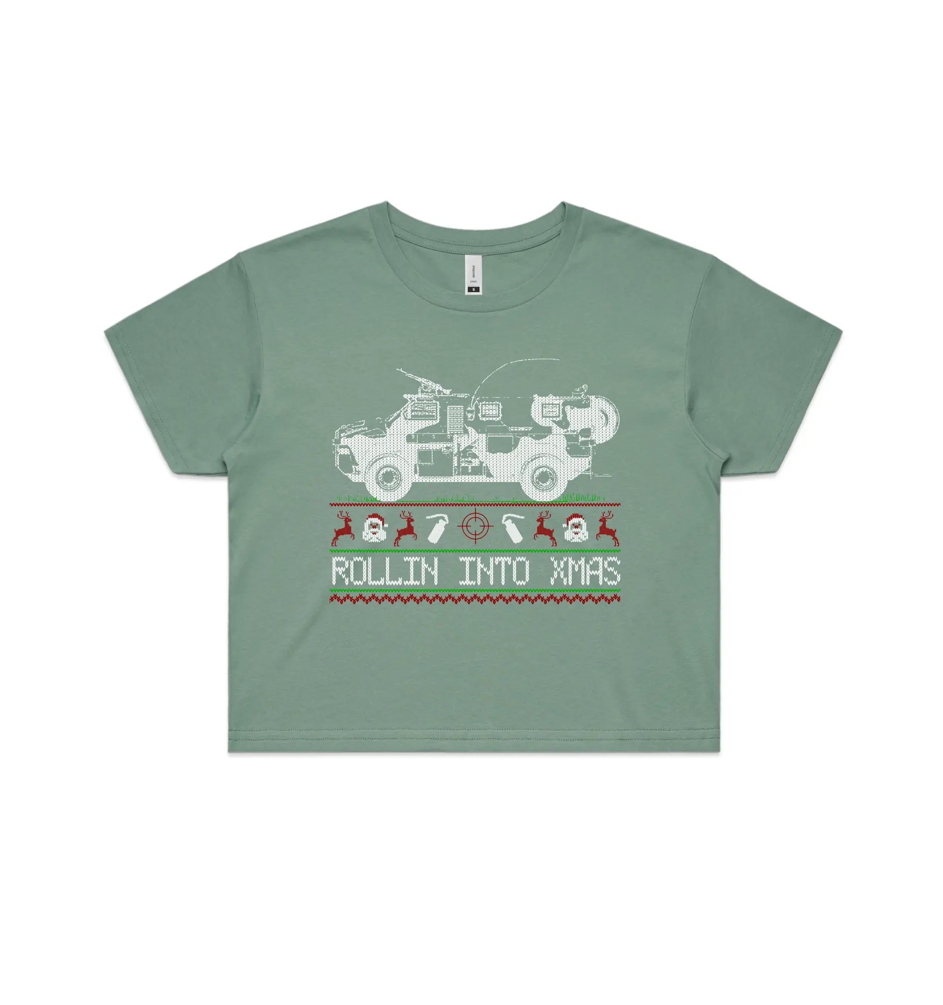 Bushmaster Tactical Xmas Crop T | Tactical Stubby Coolers