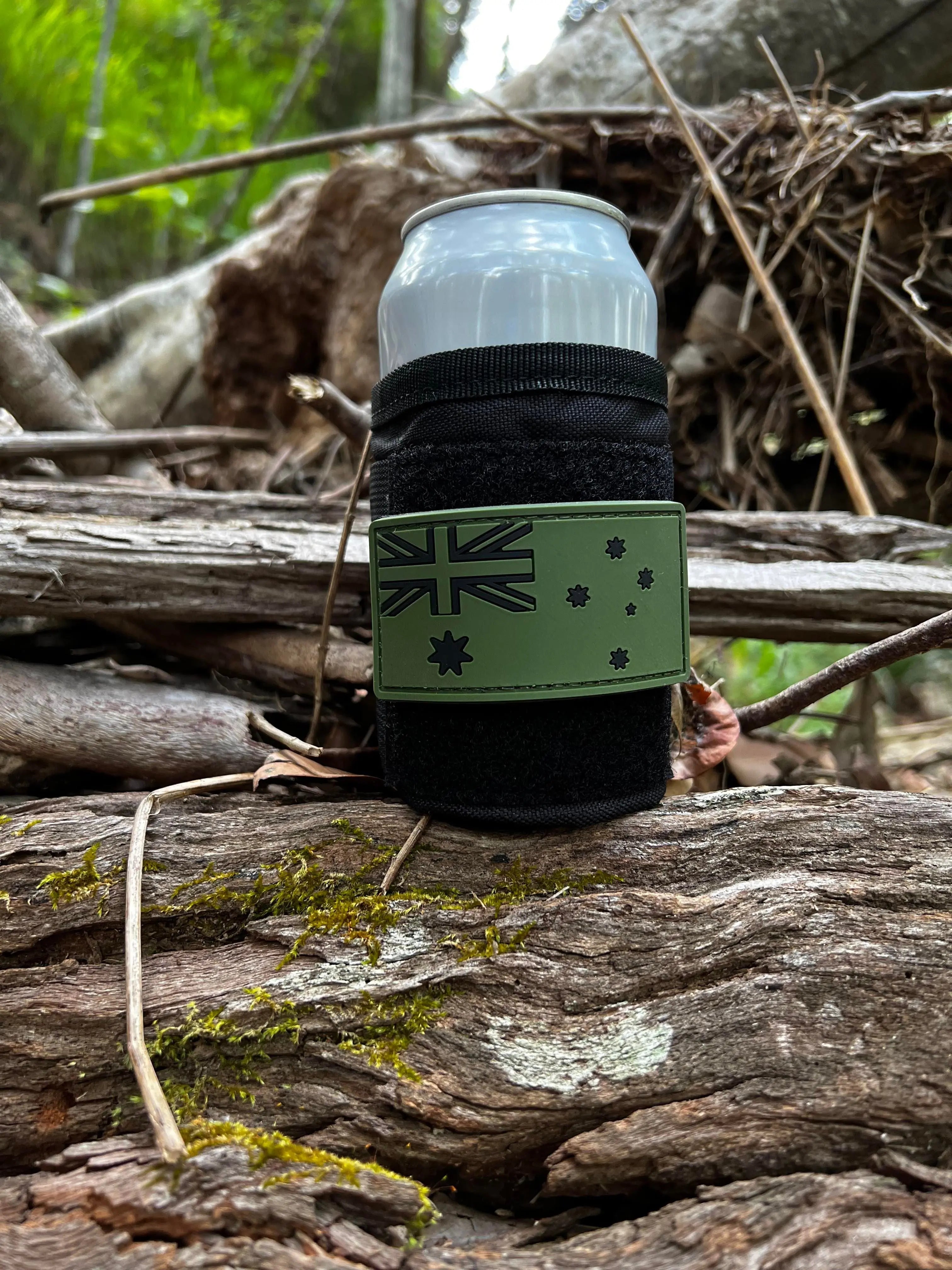 Australia Black cooler and Army Green Australian Flag (PVC) - Tactical ...