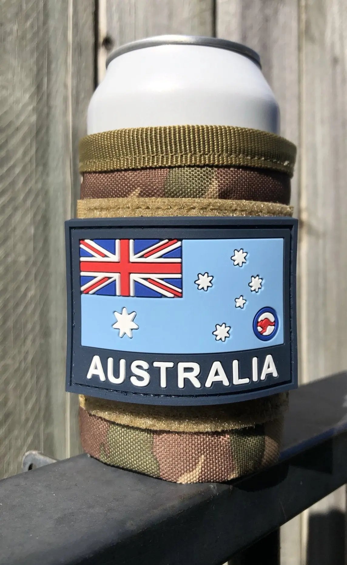Tactical Tinnie Holder w/ RAAF Ensign Patch | Tactical Stubby Coolers